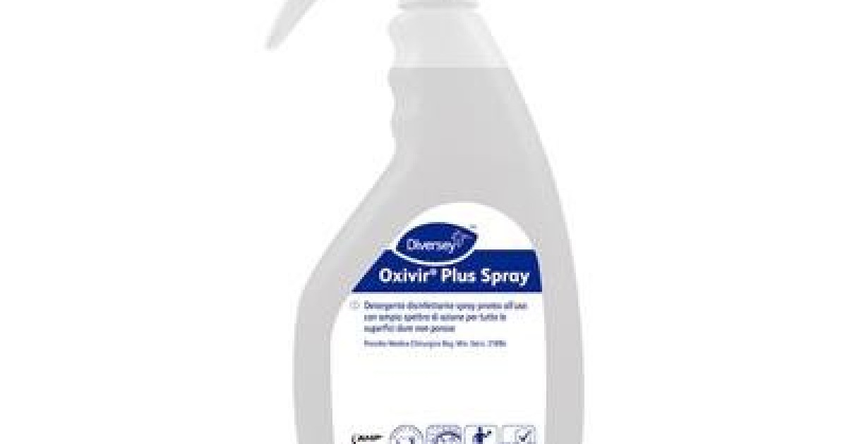 Disinfettante Spray Diversey Oxivir Plus, ML 750 - Dispenser per ...