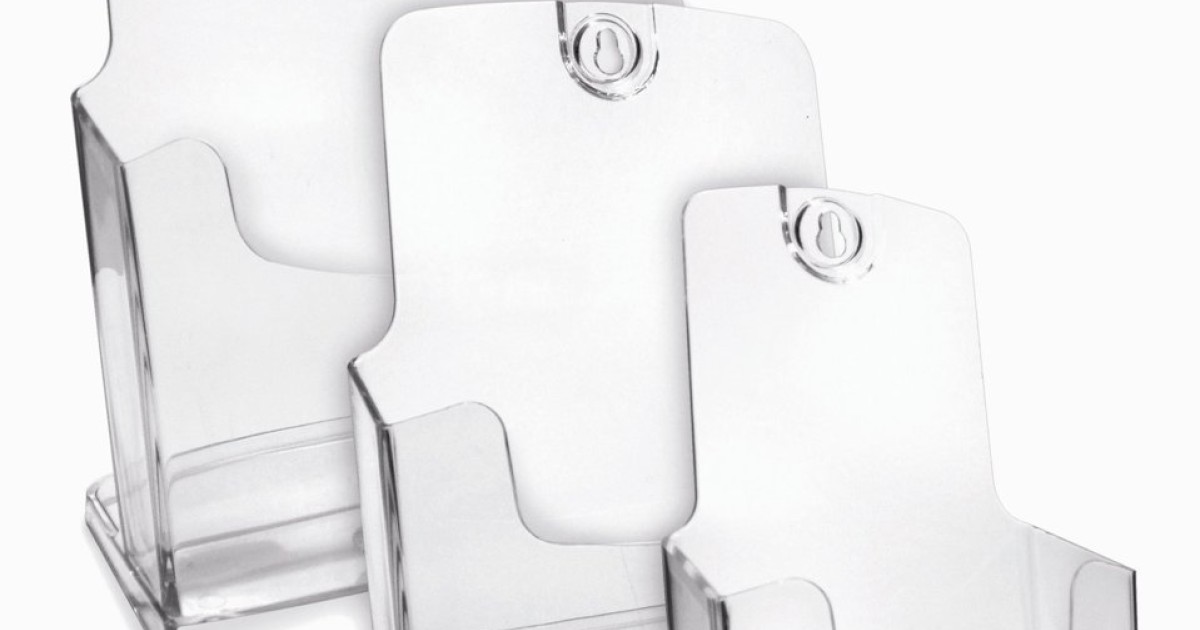 Espositore da Banco in Plastica Lucida, per Formati A4 e A6 ...