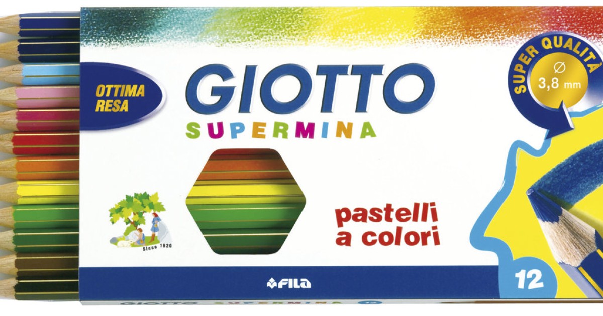 Matite Colorate Supermina, Esagonali, Vari Formati - Matite, portamine ...