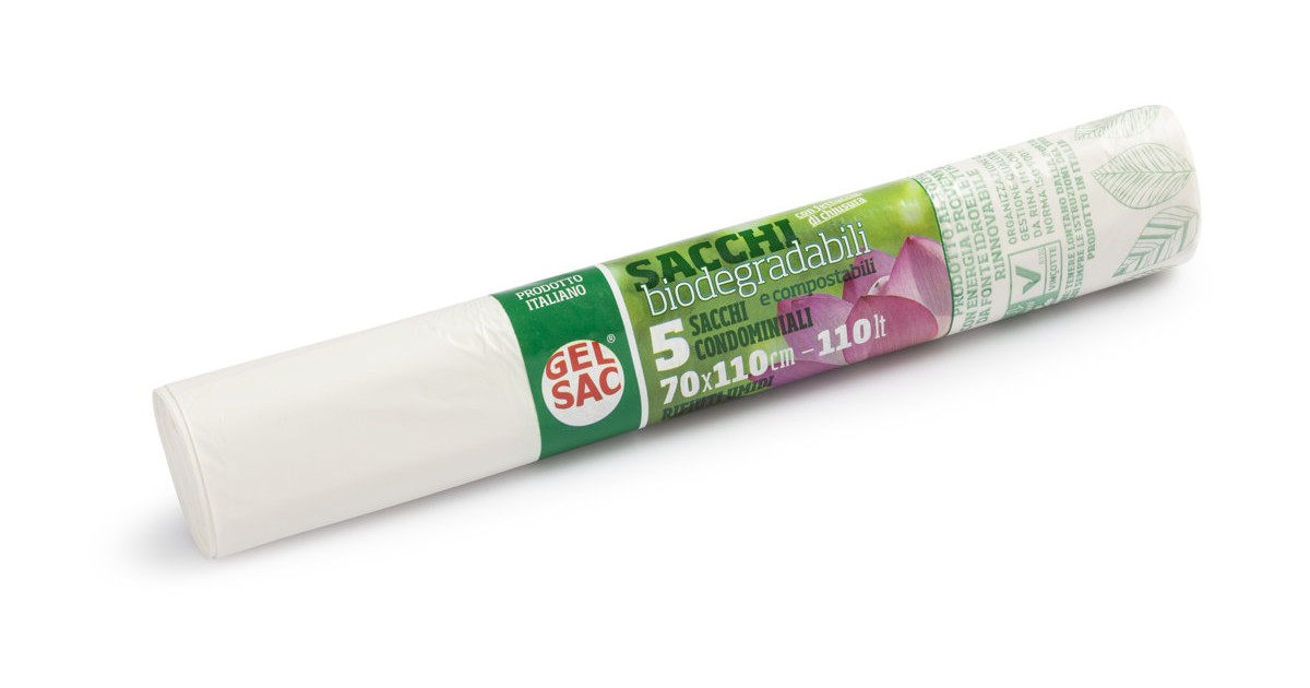 Sacchi Biodegradabili e Compostabili Bianchi, Certificati TUV, in ...